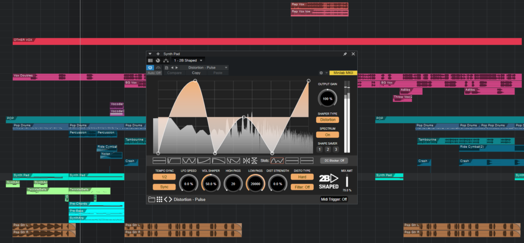 2B Shaped - 2B Played Music - Creative Audio Plug-ins
